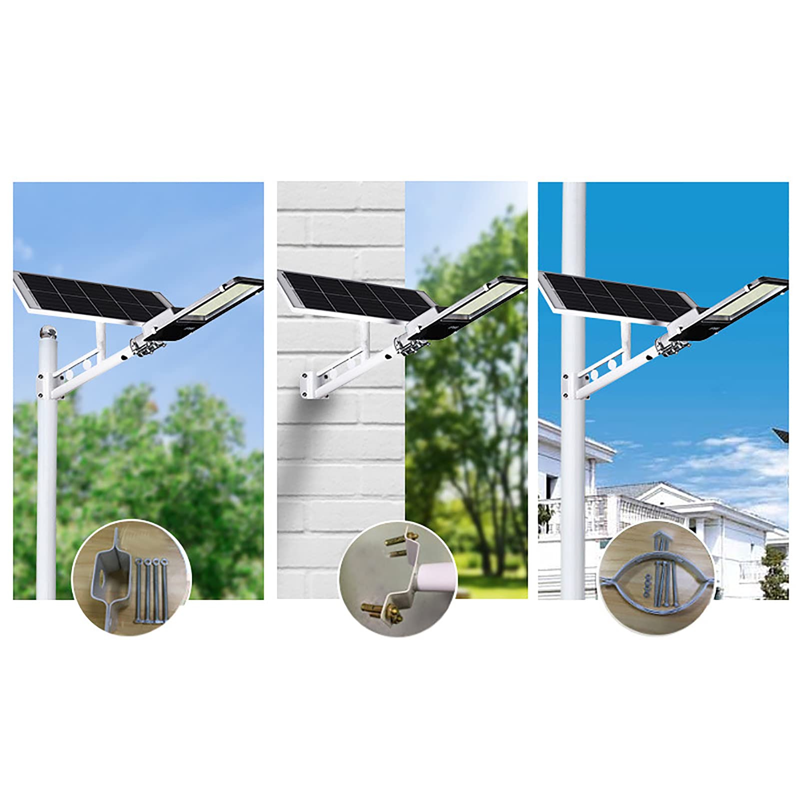 Super Bright Solar Light Dusk to Dawn Solar Street Light Country Home Outdoor Garden Light Outdoor Waterproof Wall Light with Remote Control-800w