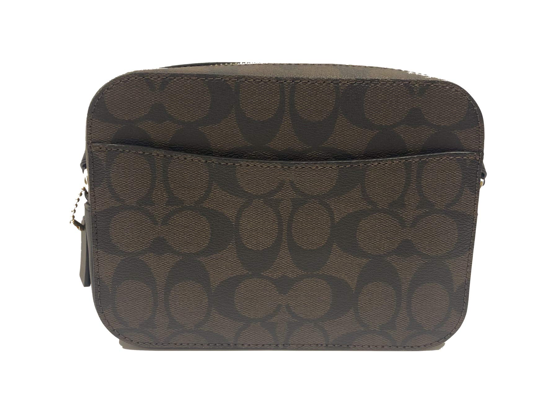 Coach Signature Mini Camera Bag (IM/Brown/Black)