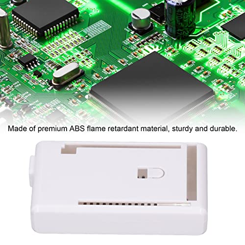 Electronic Housing, Circuit Board Enclosure Hollow Design ABS with Vents for DIY(White)