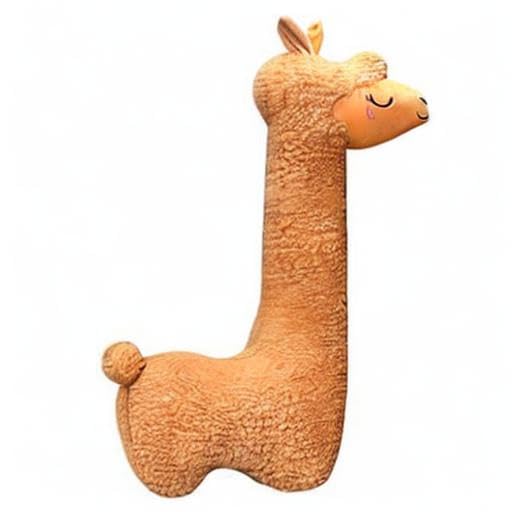 Hofun4U Llama Plush Pillow, 51 Inch Alpaca Plush Long Body Pillow, Alpaca Stuffed Animal, Christmas Holiday Birthday Gift (Brown)