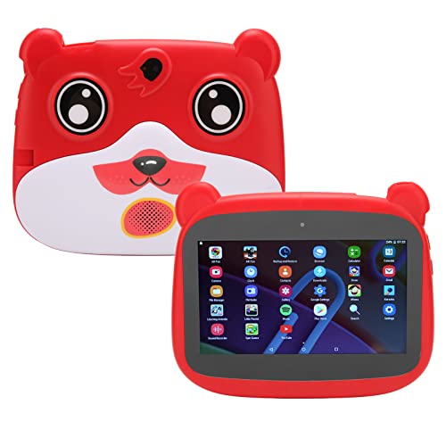 Estink 7 Inch Tablet, Octa Core Processor, 2GB RAM 32GB ROM, HD IPS Screen, Android 10 Tablet, Dual Camera, 5G WiFi Dual Band, 5000mAh Large Capacity Battery, Support 32G Memory Card(Red)