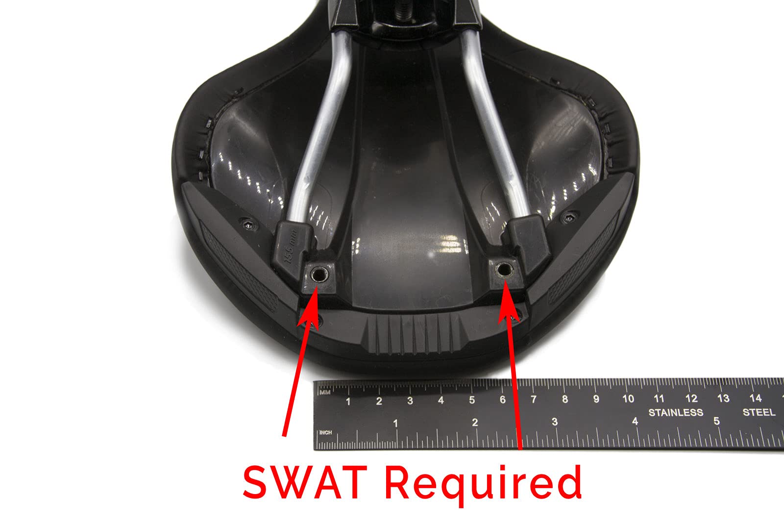 BUP Labs Direct Mount for Specialized SWAT Saddle and Garmin Varia Radar Lights, Compatible with RTL500, RTL510, RTL515, RVR315, Rearview Radar Light
