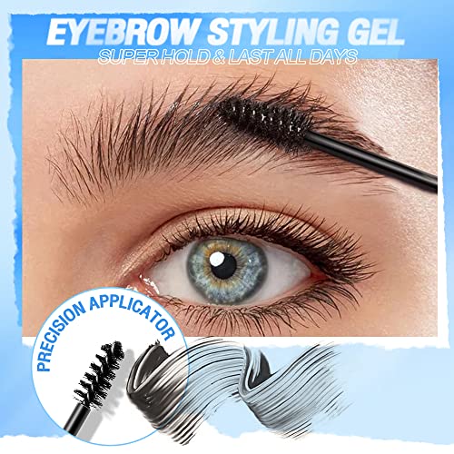Clear Eyebrow Setting Gel Set&Eyebrow Soap Kit by Sace Lady, Natural Lasting Eye Brow Styling Gel Makeup Kit for Fuller Neat Brow Makeup, Cruelty-Free