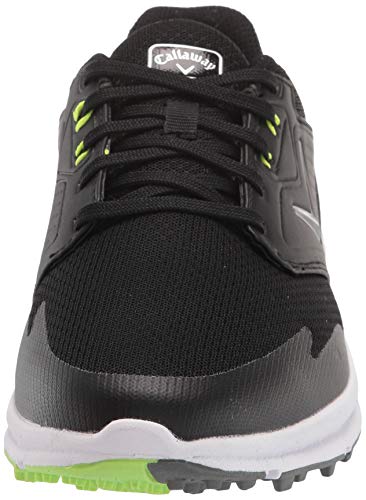 Callaway mens Solana Sl Golf Shoe, Black/Lime, 11 US