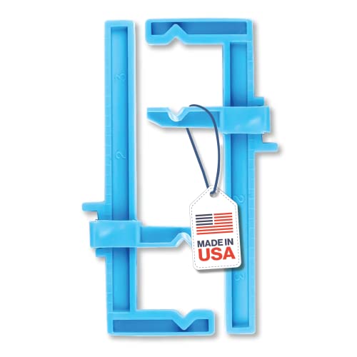 Excel Blades 3 Inch Plastic Bar Adjustable Clamps for Diorama, Made in the USA, Modeling Clamps, Hobby Tools for Model Building, Miniature Plastic Clamp, Made in USA, 6 Pack