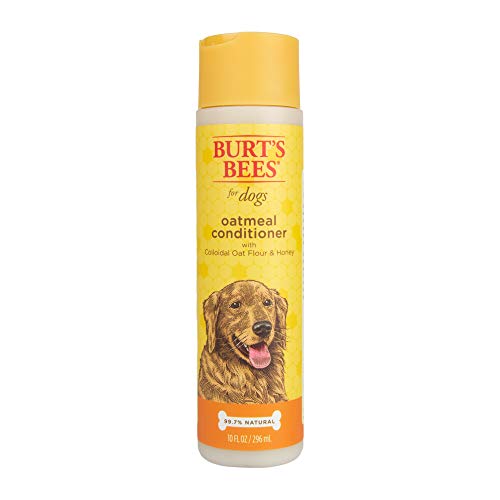 Burt's Bees for Pets Naturally Derived Oatmeal Conditioner with Colloidal Oat Flour & Honey - Dog Oatmeal Shampoo - Cruelty Free, Made in the USA - 10 Oz - 2 Pack