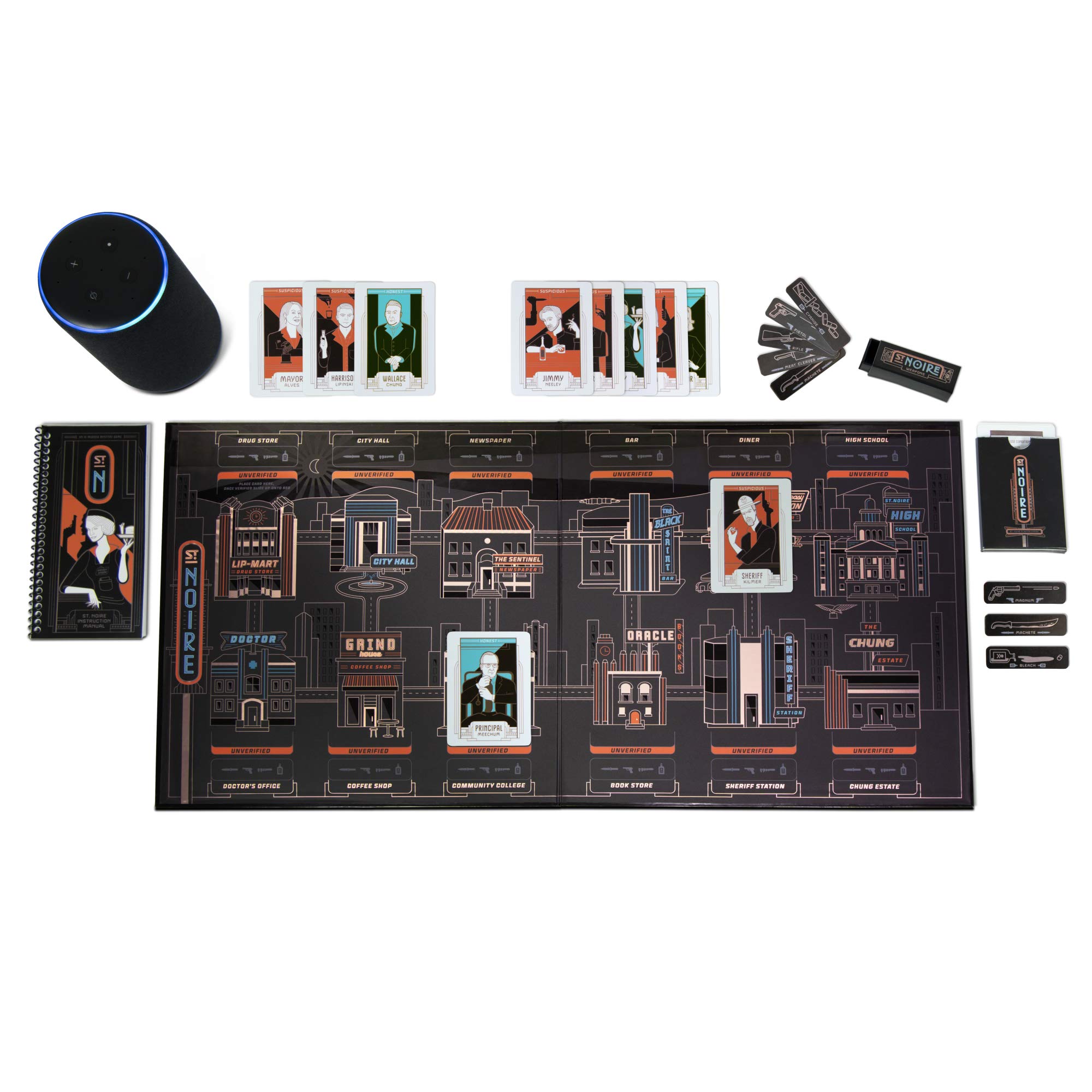 St. Noire - an Alexa Hosted Cinematic Board Game for Adults & Teens (Amazon Exclusive)