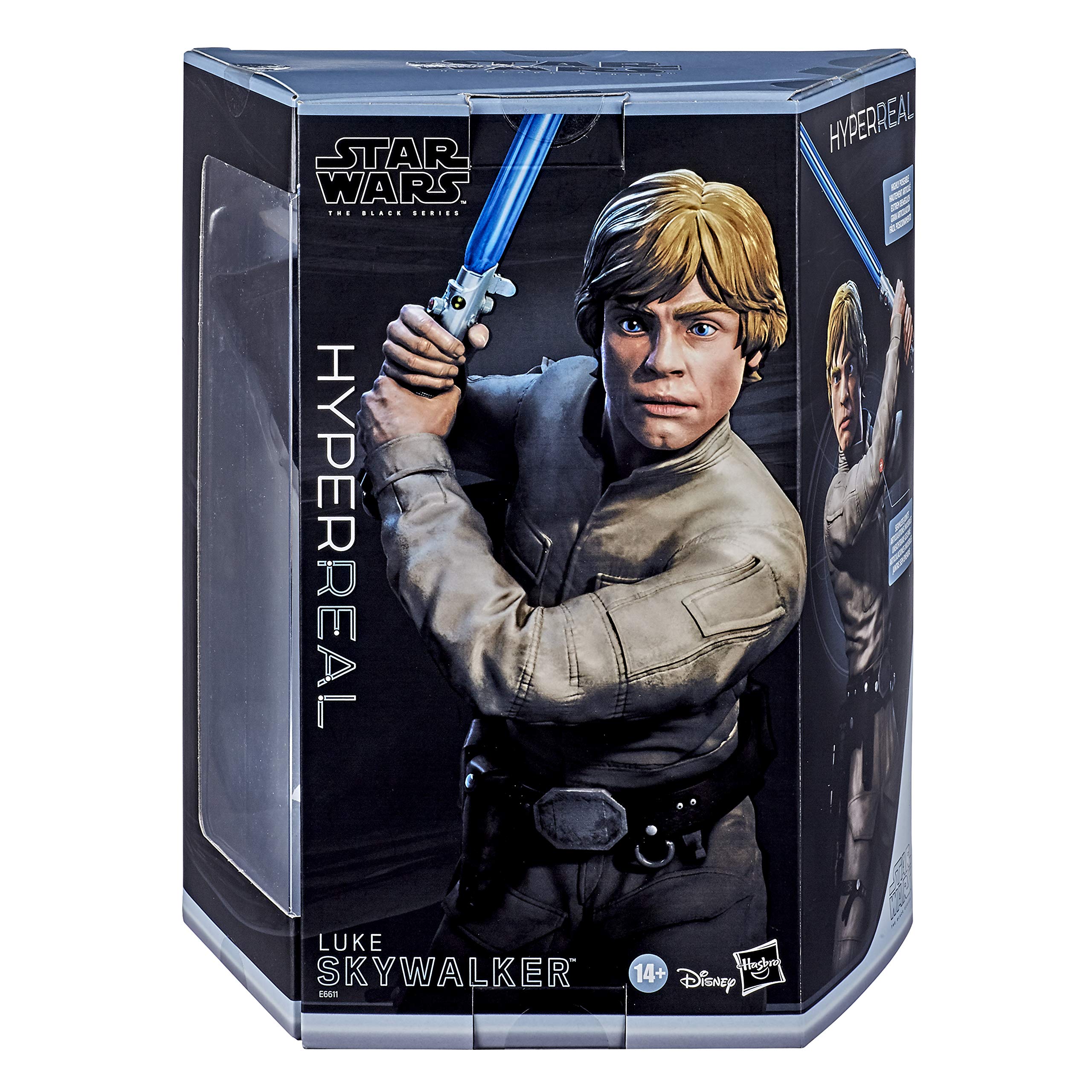 STAR WARS E6611 The Black Series Hyperreal The Empire Strikes Back Luke Skywalker Toy, Collectible 8" Scale Figure, Fans & Collectors