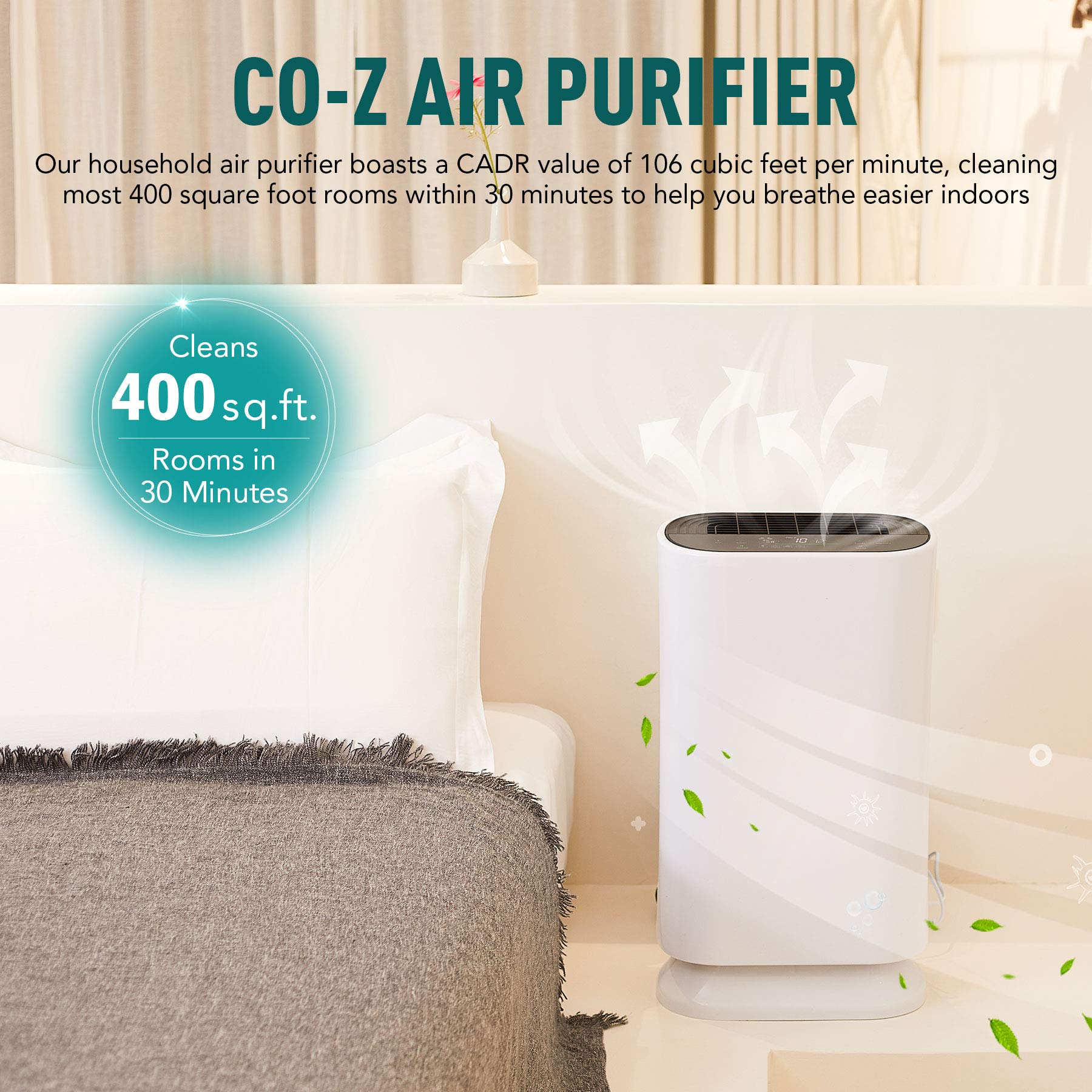 CO-Z HEPA Filter Air Purifiers W806