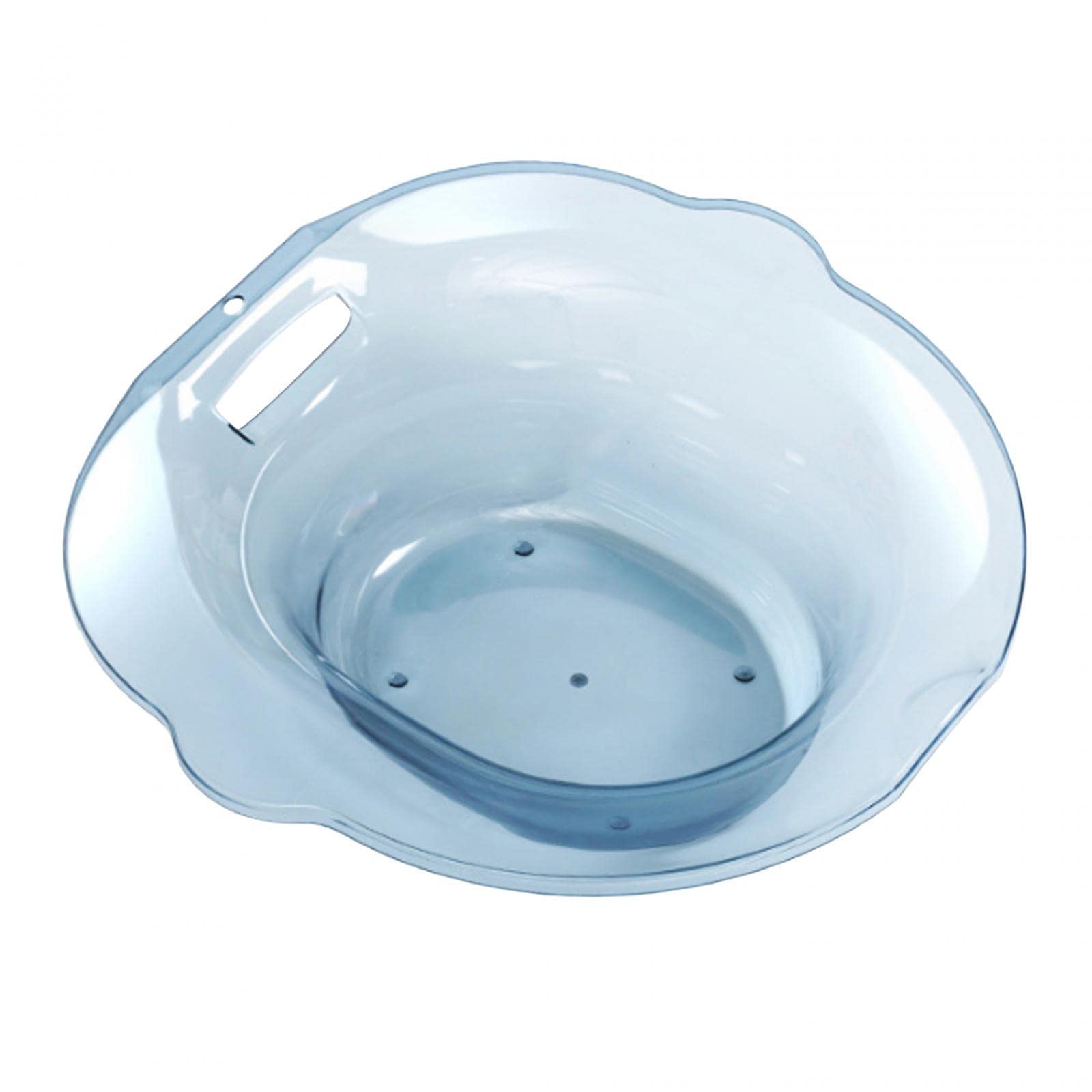 Sitz Bath Basin for Toilet,Bidet Toilet Tub, Universal,Portable Wider Seating Area Hangable Anti Overflow Hip Bath Steam Seat for Elderly, Blue