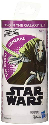 STAR WARS Galaxy of Adventures General Grievous 3.75-Inch-Scale Figure Toy and Mini Comic – Learn About