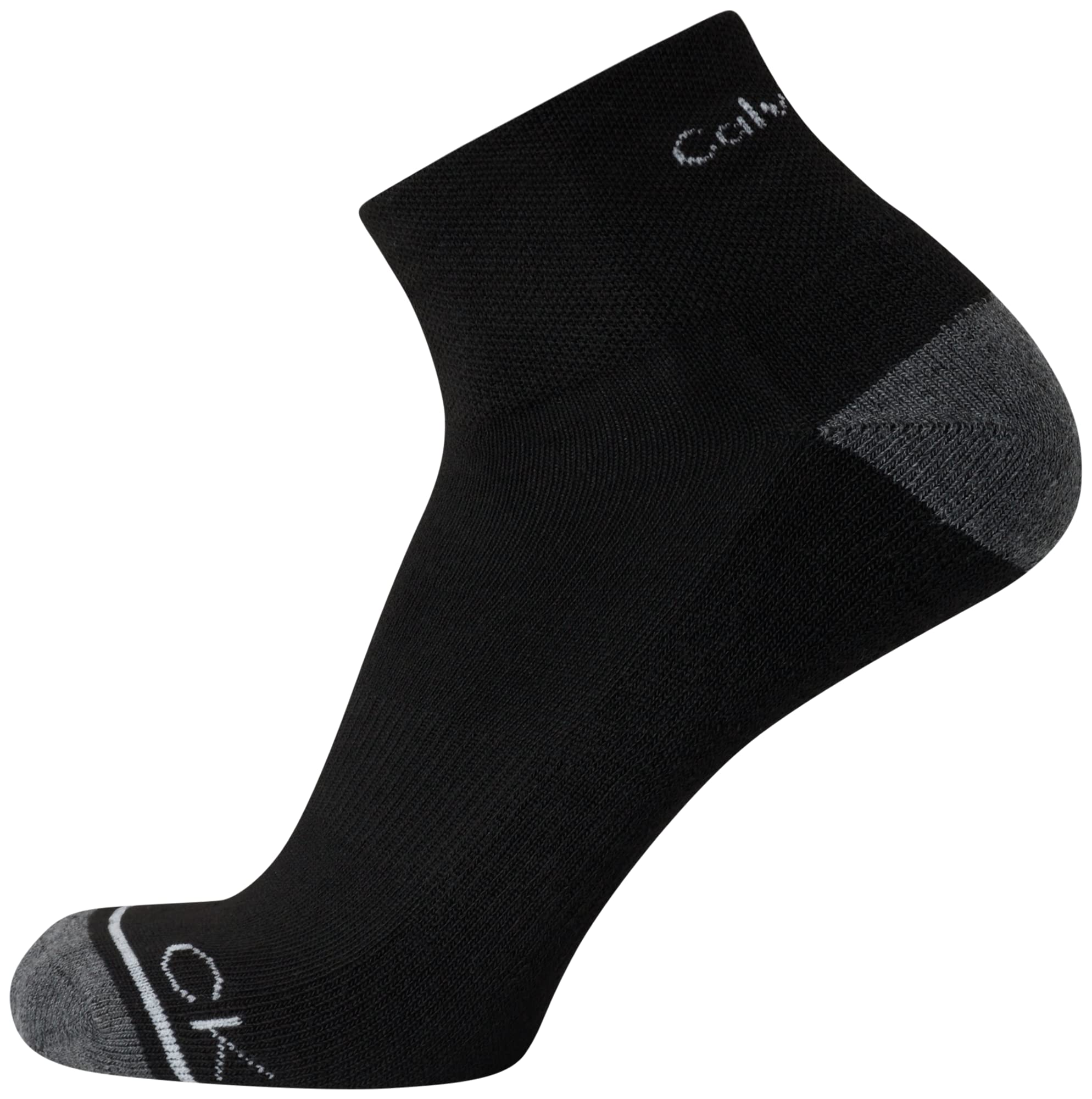 Calvin Klein Men's Quarter Socks - 6 Pack Soft Cushioned Athletic Ankle Socks for Men - Breathable Men's Sports Socks, Size 7-12, Dark Denim Assorted