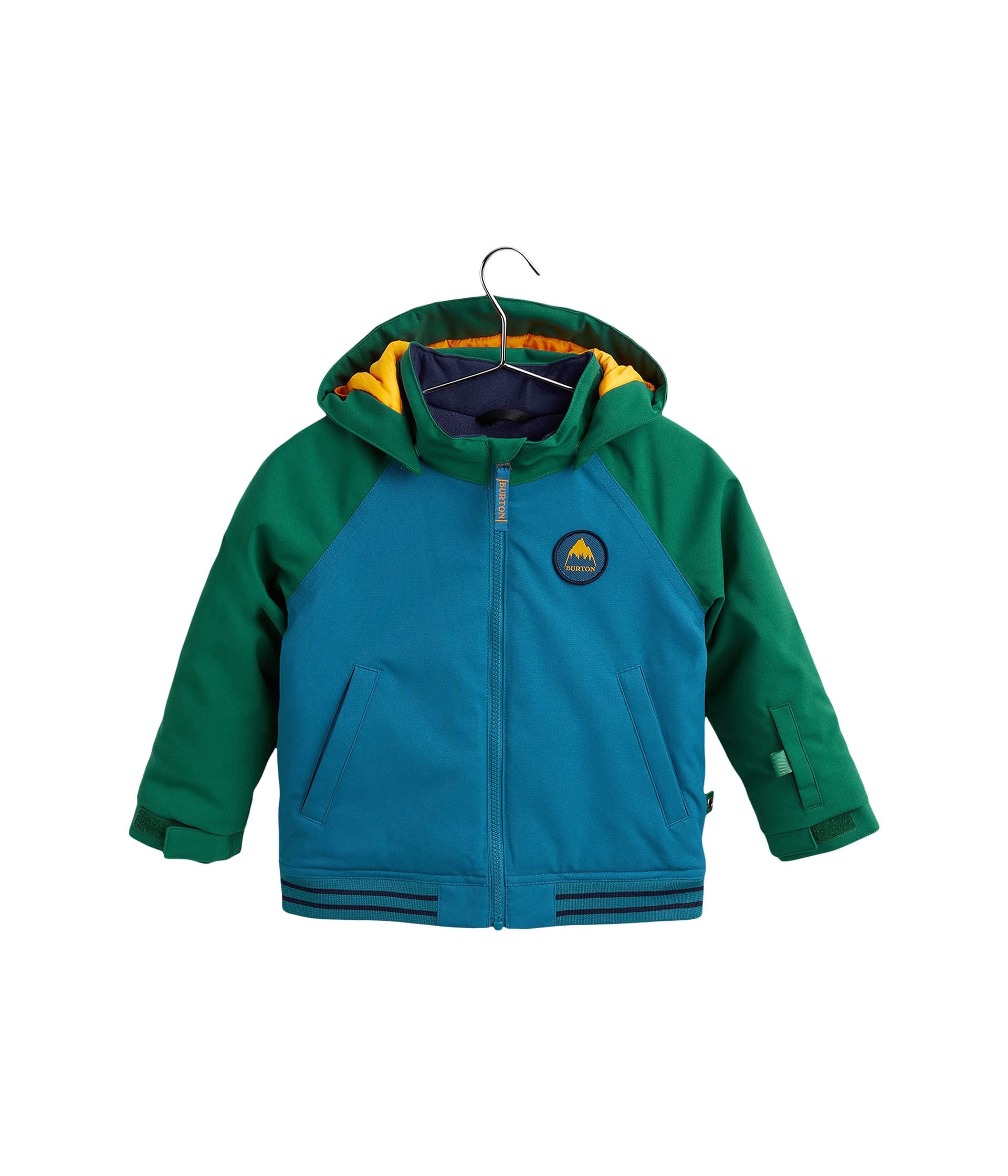 Burton Kids' Standard Toddlers' Bomber Jacket, Fir Green/Celestial Blue, 4T