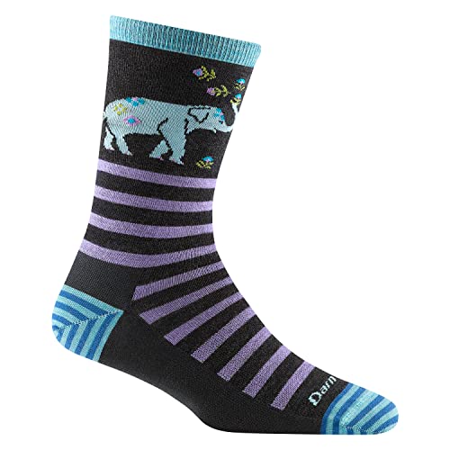 Darn Tough 6037-N-3042-04 Animal Haus Crew Lightweight Shadow Medium