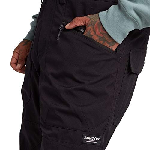 Burton Men's Reserve 2L Bib Pants (Short), True Black, S