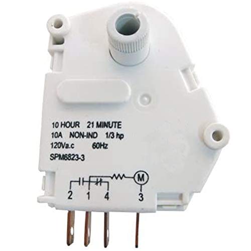EvertechPRO WR9X388 Defrost Timer Replacement for GE Refrigerator D7004112 68233-3
