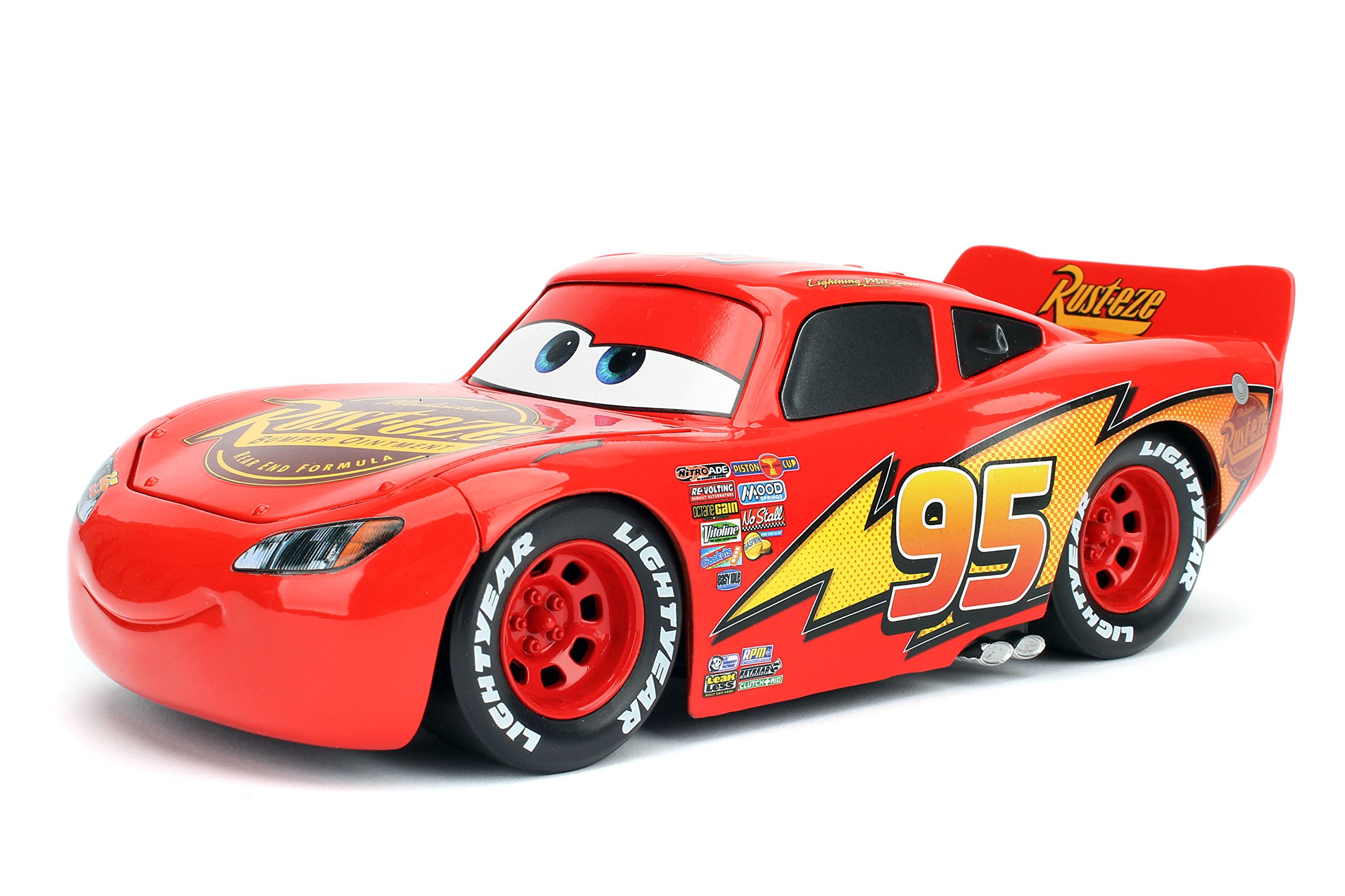 Jada Toys Disney Pixar Cars 3 Lightning McQueen Die-cast Car with Tire Rack (99751)