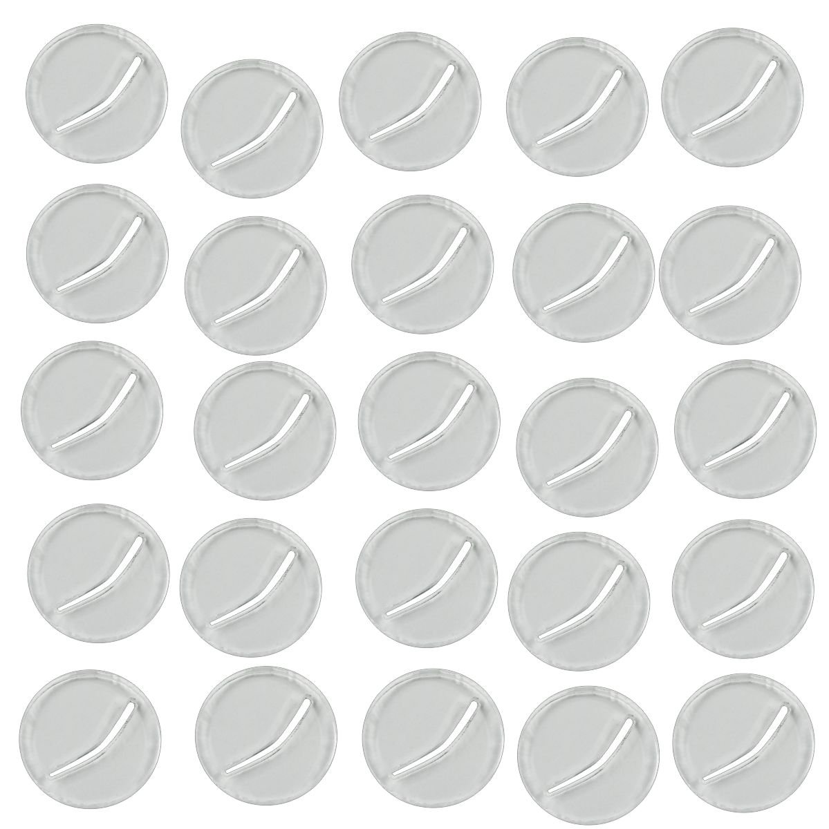 LITKO Paper Miniature Bases | Round | Circle | Slotted Paper Figure Holder | Compatible with Dungeons and Dragons | Game Card Stands (3mm Clear Acrylic, 40mm)