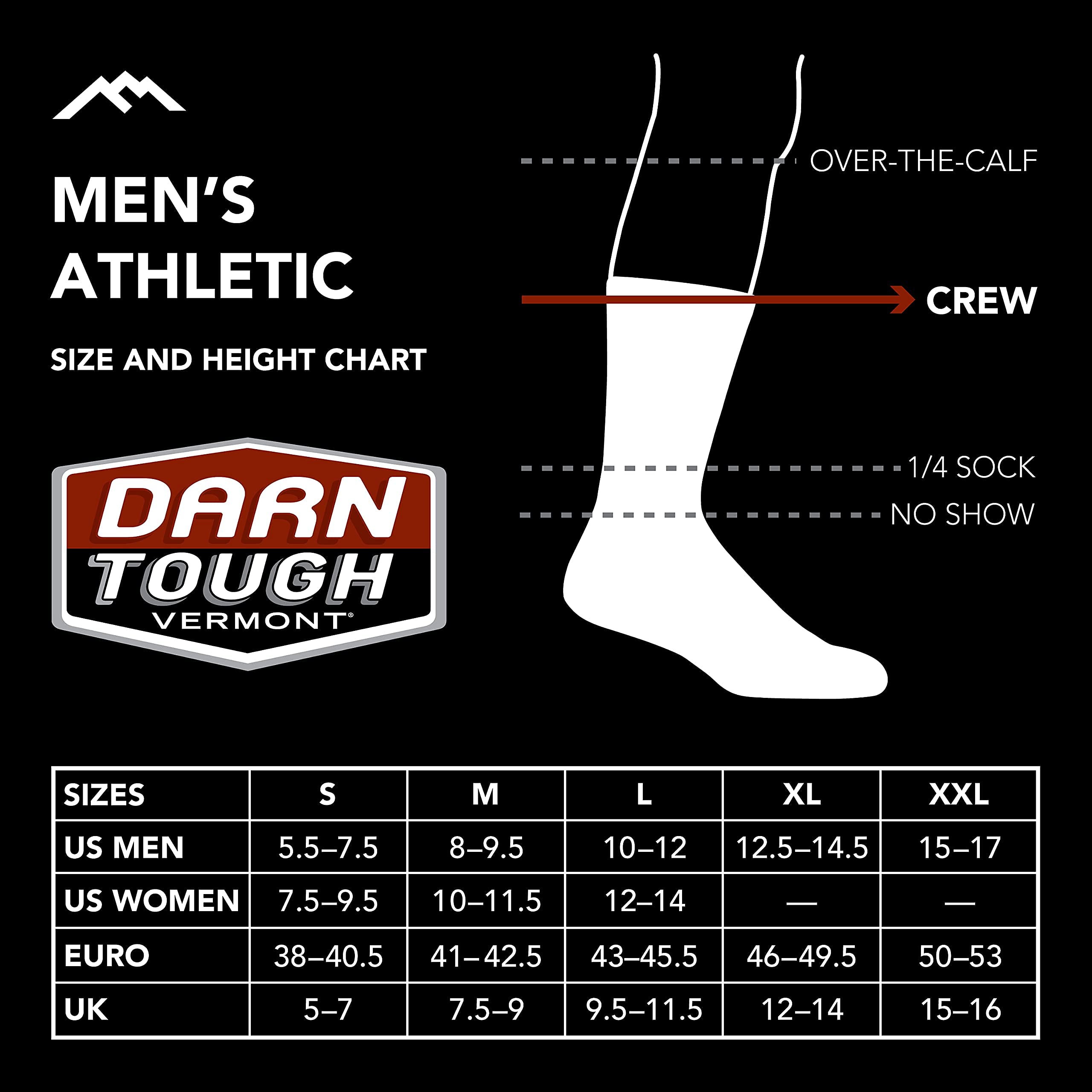 Darn Tough Vermont Element Crew Lightweight with Cushion Cobalt LG (US 10-12)