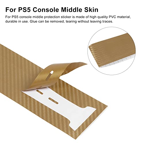 Console Middle Sticker, Keep Clean Console Middle Skin Integral Console Center Part Scratchproof for Optical Drive Edition Host