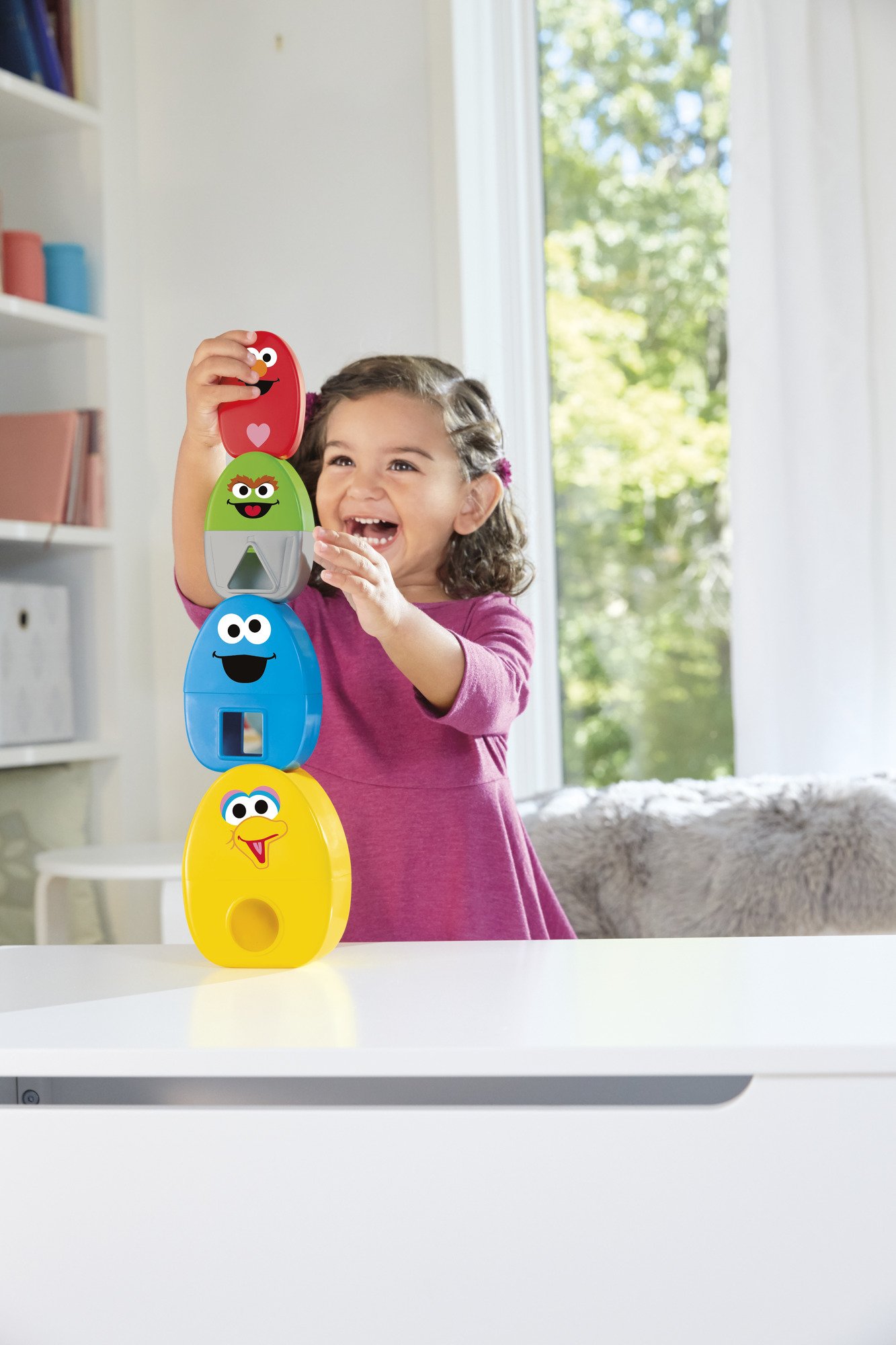Sesame Street Playskool Friends Elmo’s Stack & Nest Friends for 12 months to 1188 months