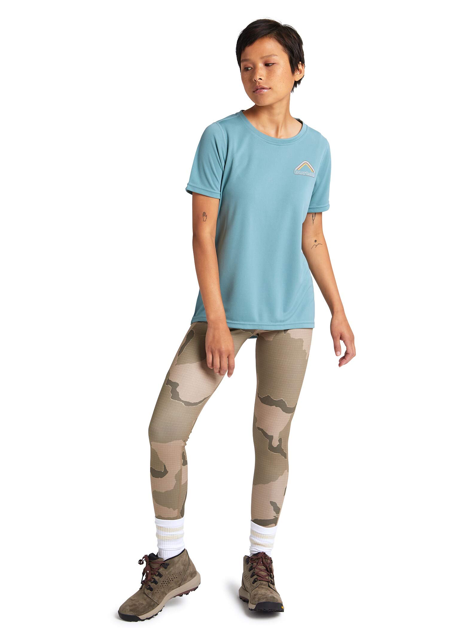 Burton Womens Multipath Short Sleeve Tee, Trellis, Small
