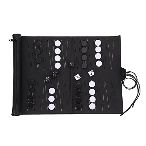 STOBOK Travel Accessories Travel Accessories Travel Accessories Backgammon Chess Board Travel Backgammon Get The Games Out Backgammon Roll Up Backgammon Chessboard Roll Up Chessboard Travel Set