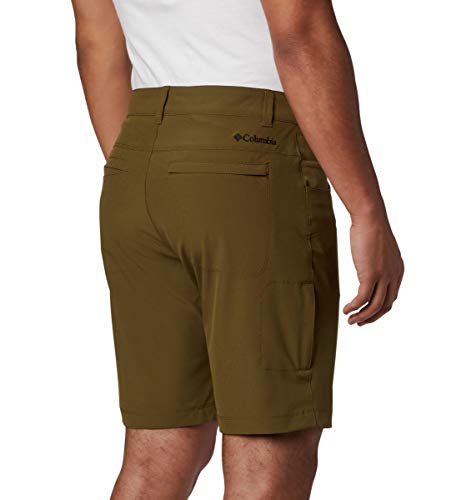 Columbia Men's Outdoor Elements Five Pocket Short, New Olive, 32x9