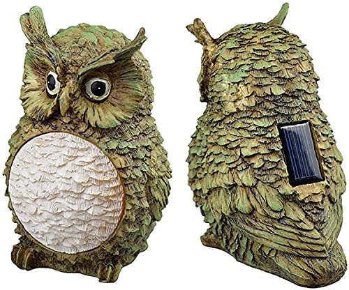 ZYPNB Solar Garden Light Owl Lawn Lamp Waterproof Solar Lights, Outdoor Lighting Night Light Decorative Home Garden, LED Solar Garden Light