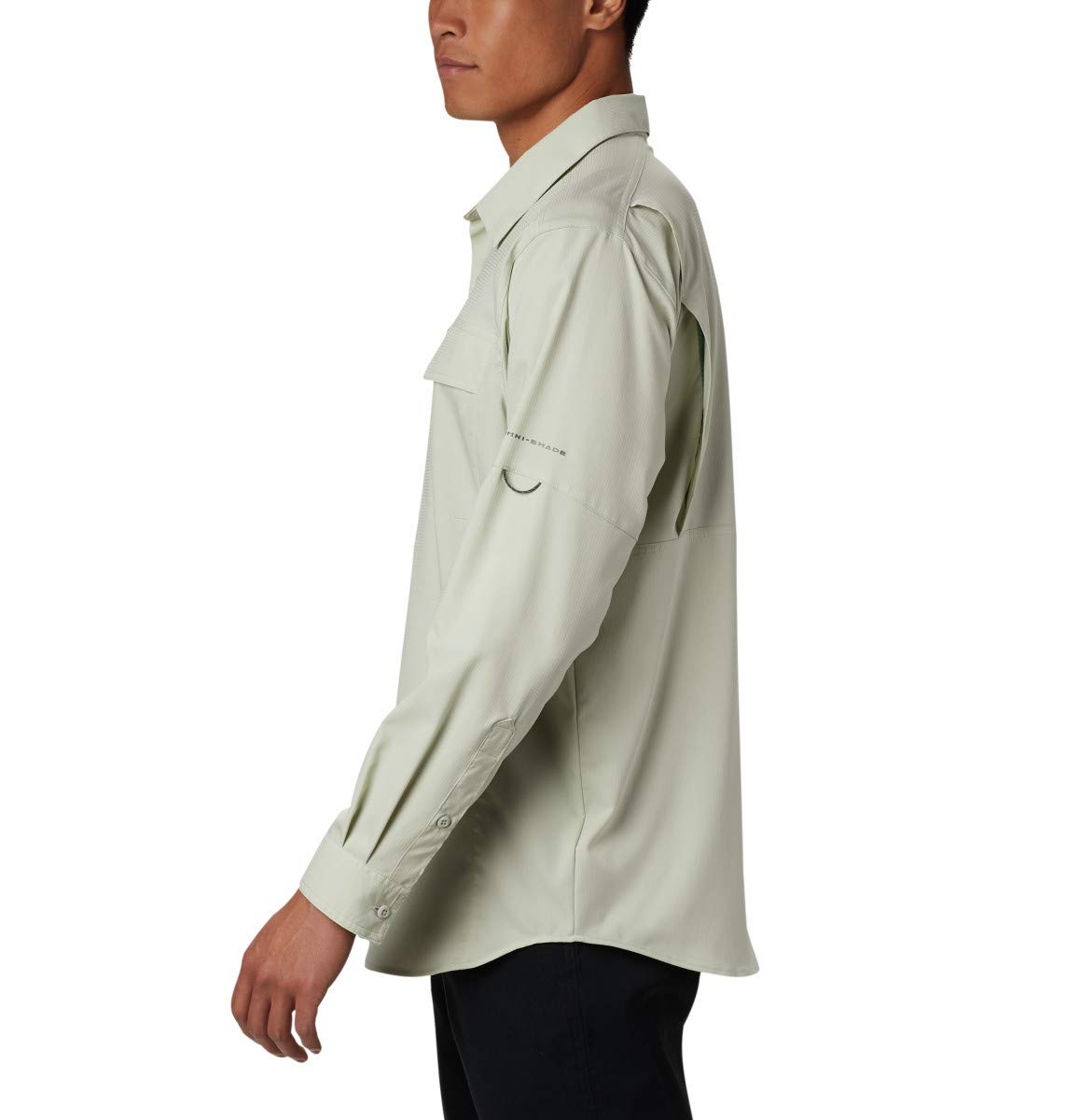Columbia Men's Silver Ridge Lite Long Sleeve Wicking Shirt, Pixel, Large