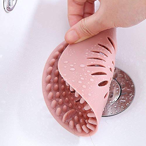 Drain Covers Pack of 5 Hair Catcher Hair Stopper Shower for Bathroom Bathtub Sink