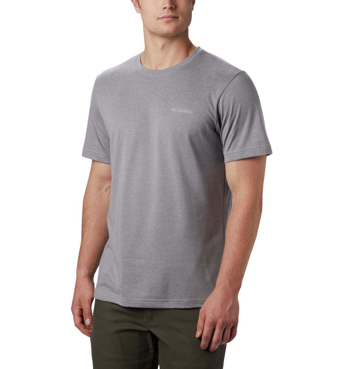 Columbia Men's Thistletown Ridge Crew Shirt, Grey/City Grey, XX-Large