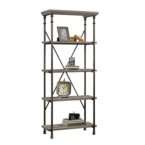 Sauder Canal Street 5-Shelf Bookcase, Northern Oak finish