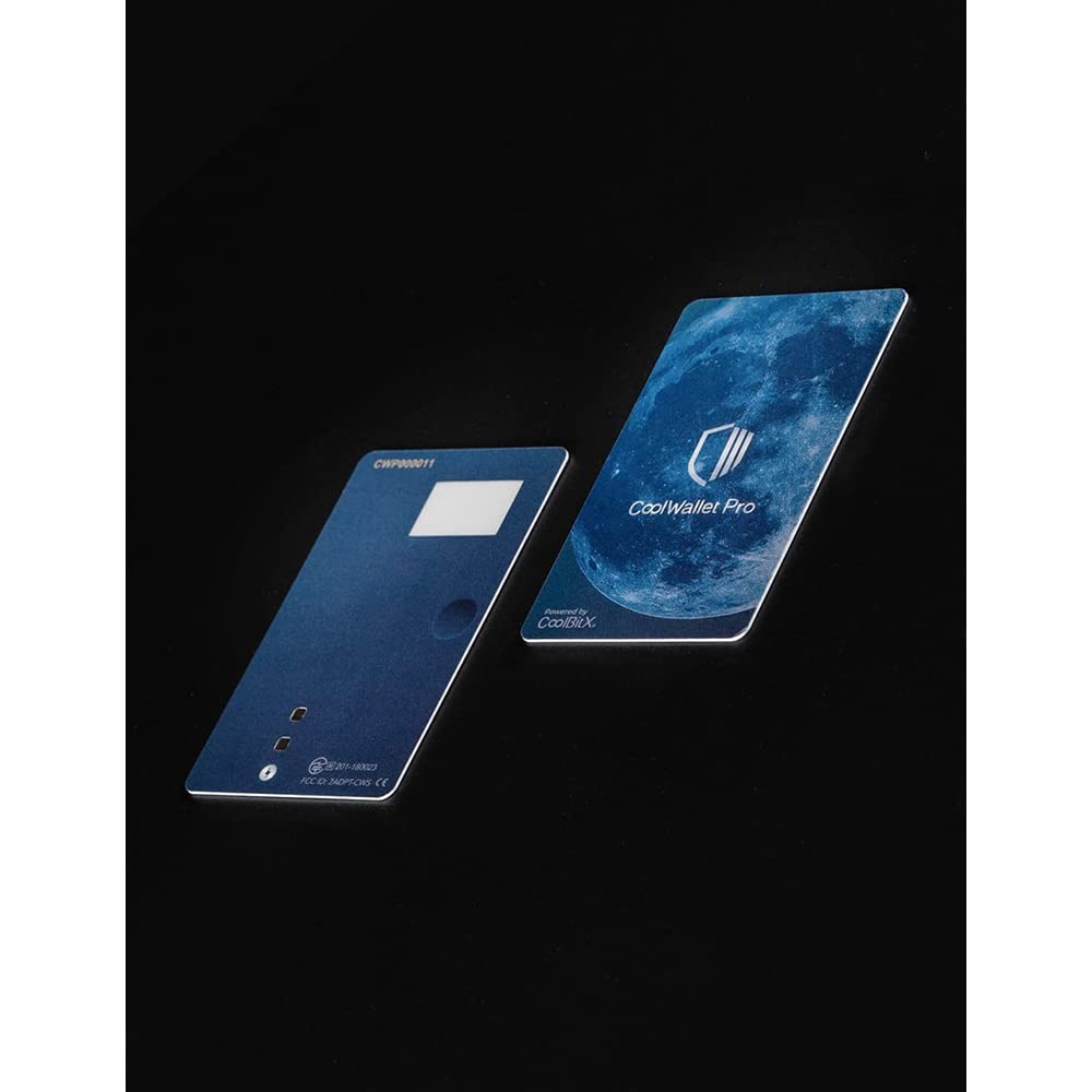 CoolWallet Pro Crypto Hardware Wallet w/Charger Combo Set