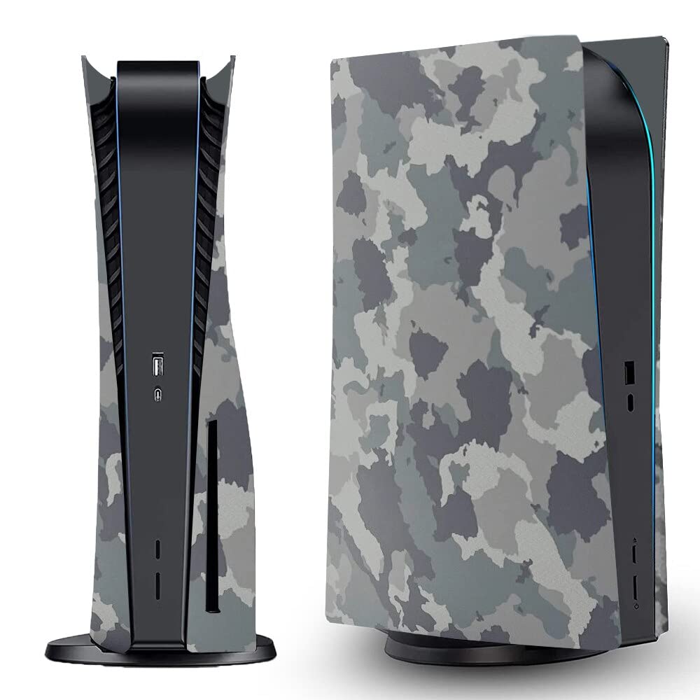 Camouflage Faceplate for PS5 DIY Replacement Plate Hard Shell for PS5 Disc Edition AntiScratch