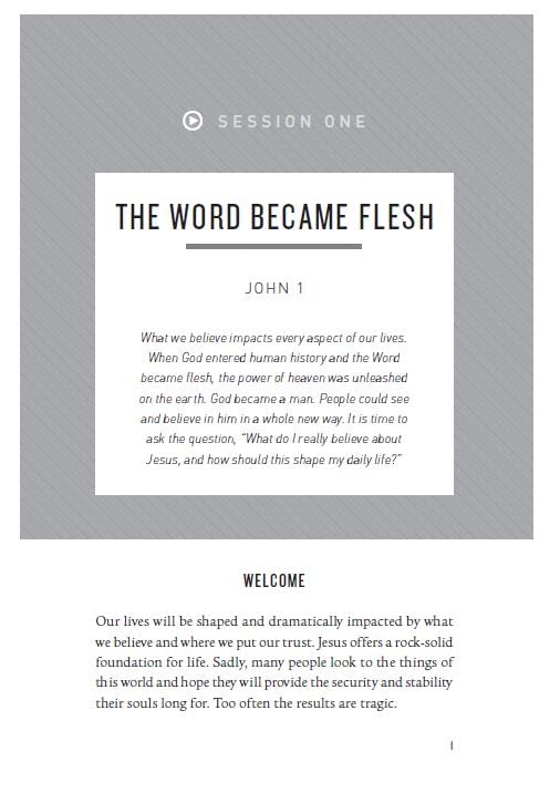 John Study Guide with DVD: Life in His Name (40 Days Through the Book)