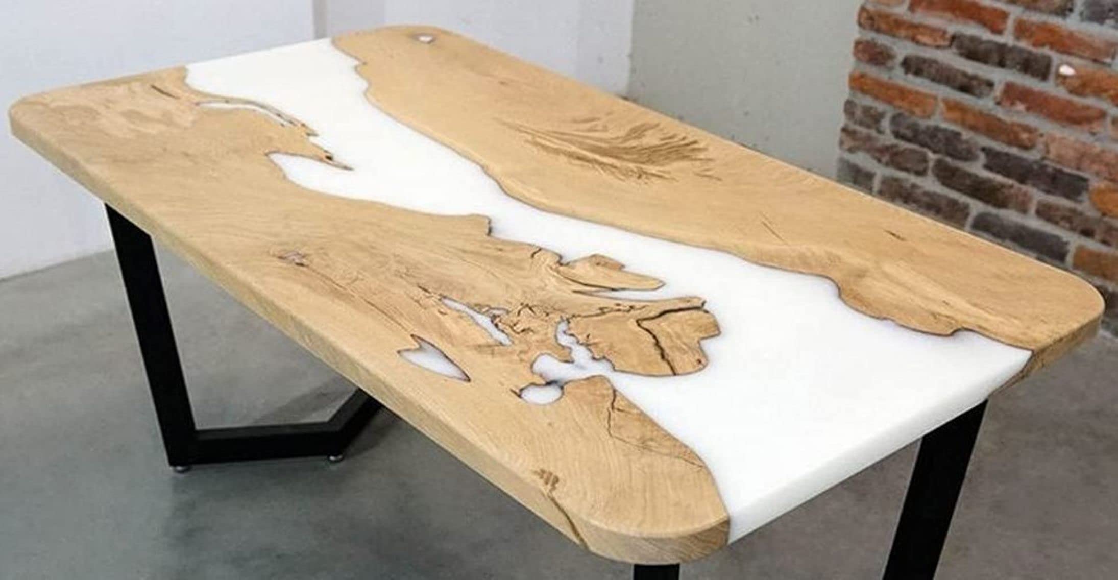 Epoxy Table, Live Edge Wooden Table, Epoxy Resin River Table, Natural Wood,Dining table, Natural Epoxy Table, Resin Table