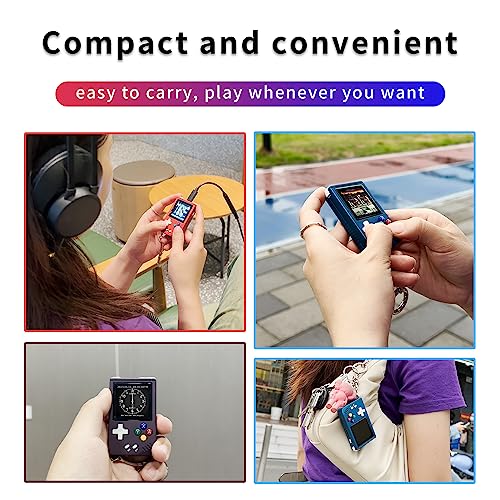 RG Nano Mini Retro Video Handheld Game Console Linux System 1.54" IPS Screen 64G TF Card Built in 5405 Classic Games 1050mAh Battery Hi-fi Speaker Aluminum Alloy Protable Game Player