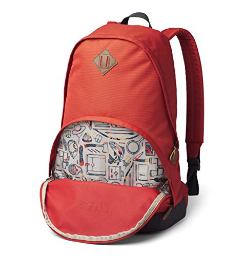 Columbia Unisex Classic Outdoor 20l Daypack, Carnelian Red/Shark, One Size