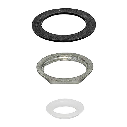 EZ-Flo 2-1/2 Inch Removable Kitchen Sink Strainer Drain Standard Shank Junior Duo with Die Cast Nut, Stainless Steel, 1-7/8 Inch to 2-1/4 Inch Opening, 30035