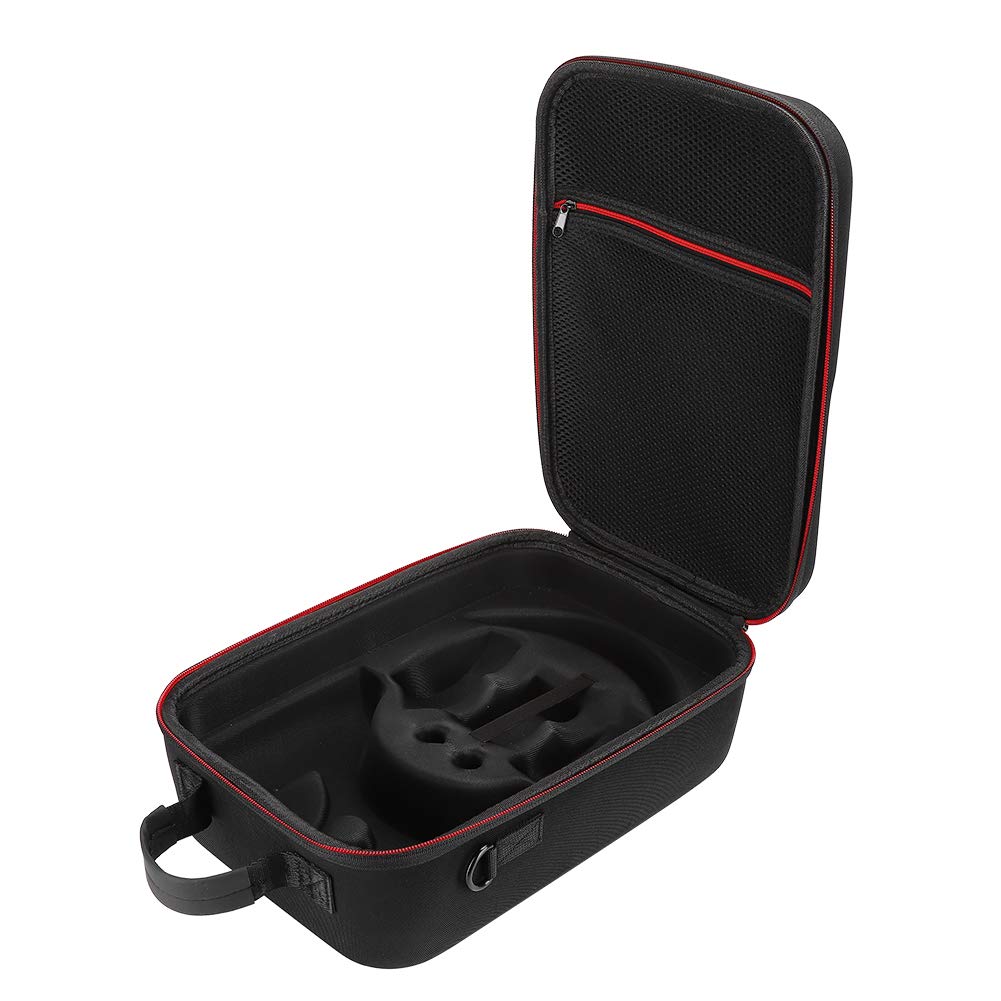 Summer Enjoyment Meiyya Vertical Storage Bag with Comfortable Handle VR Headset Protective Case with Shoulder Strap for Travel Gaming Oculus Quest VR Glass(Black)