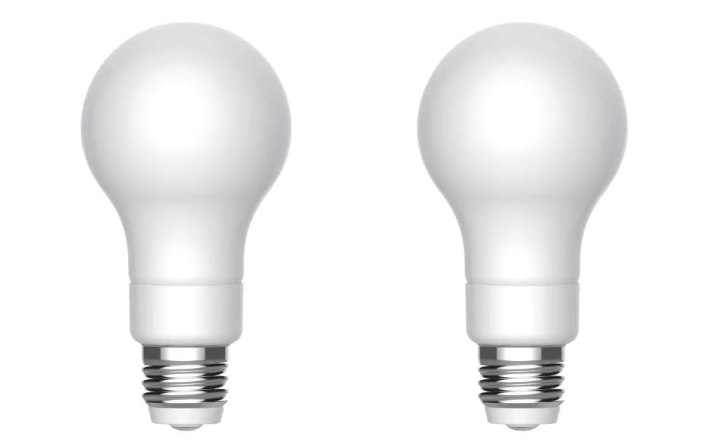 GE (2 Bulbs) Refresh LED A19 3-Way Light Bulb, Energetic Daylight 5000K, 30-70-100w Equivalent Using only 4-8-12w, 400/1050/1500 lumens, HD Light- Enhanced Color Contrast and Boldness LED 3 Way Bulb