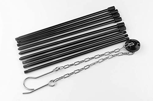 Camping Tripod Campfire Cooking Dutch Oven Tripod Mini Adjustable Grill Tripod Cooker Campfire Grill Stand Tripod Grilling Set Cooking Lantern Tripod Hanger with Storage Bag for Outdoor Activities