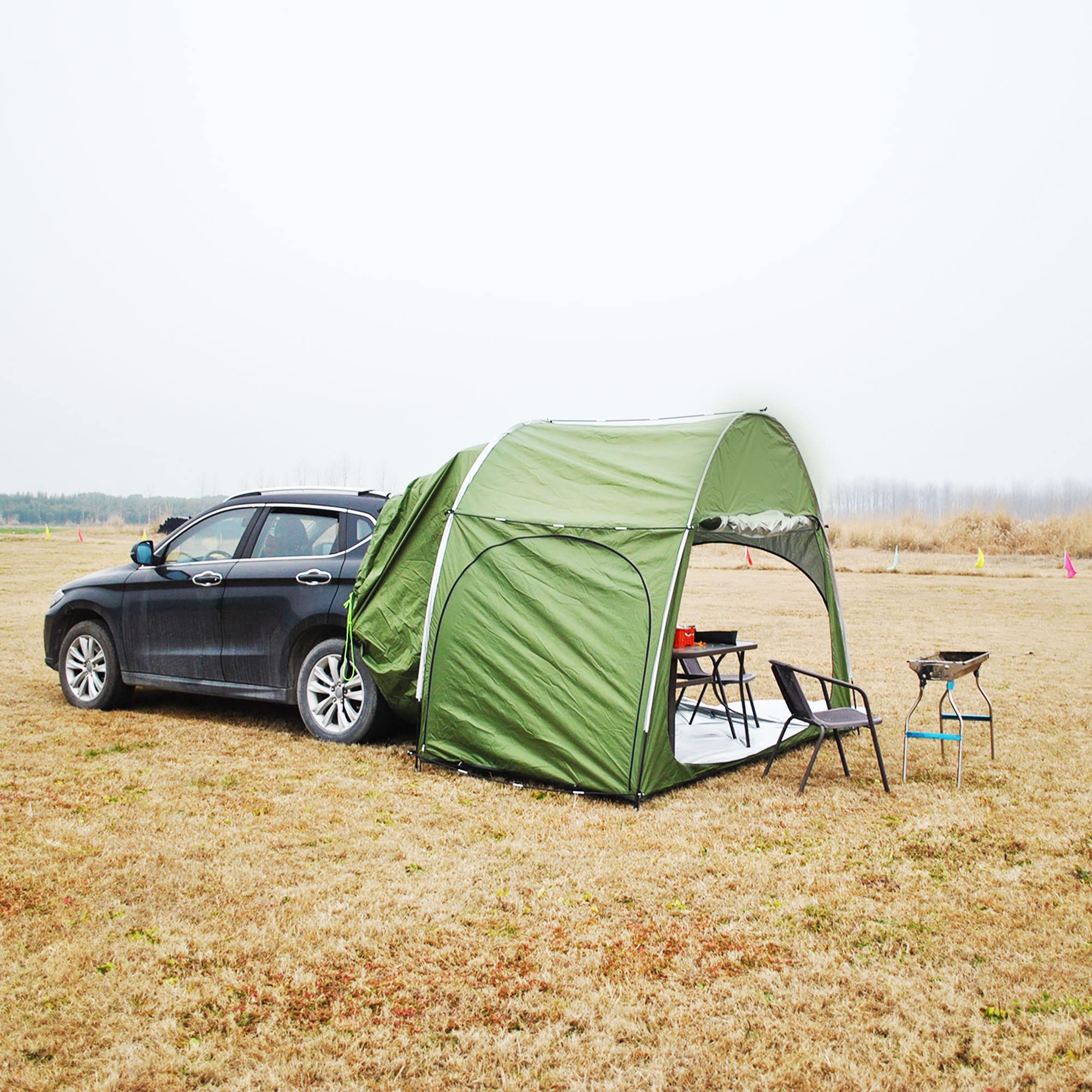 Camping Rear Hatch Tent for Van, SUV, Car Tailgate Back