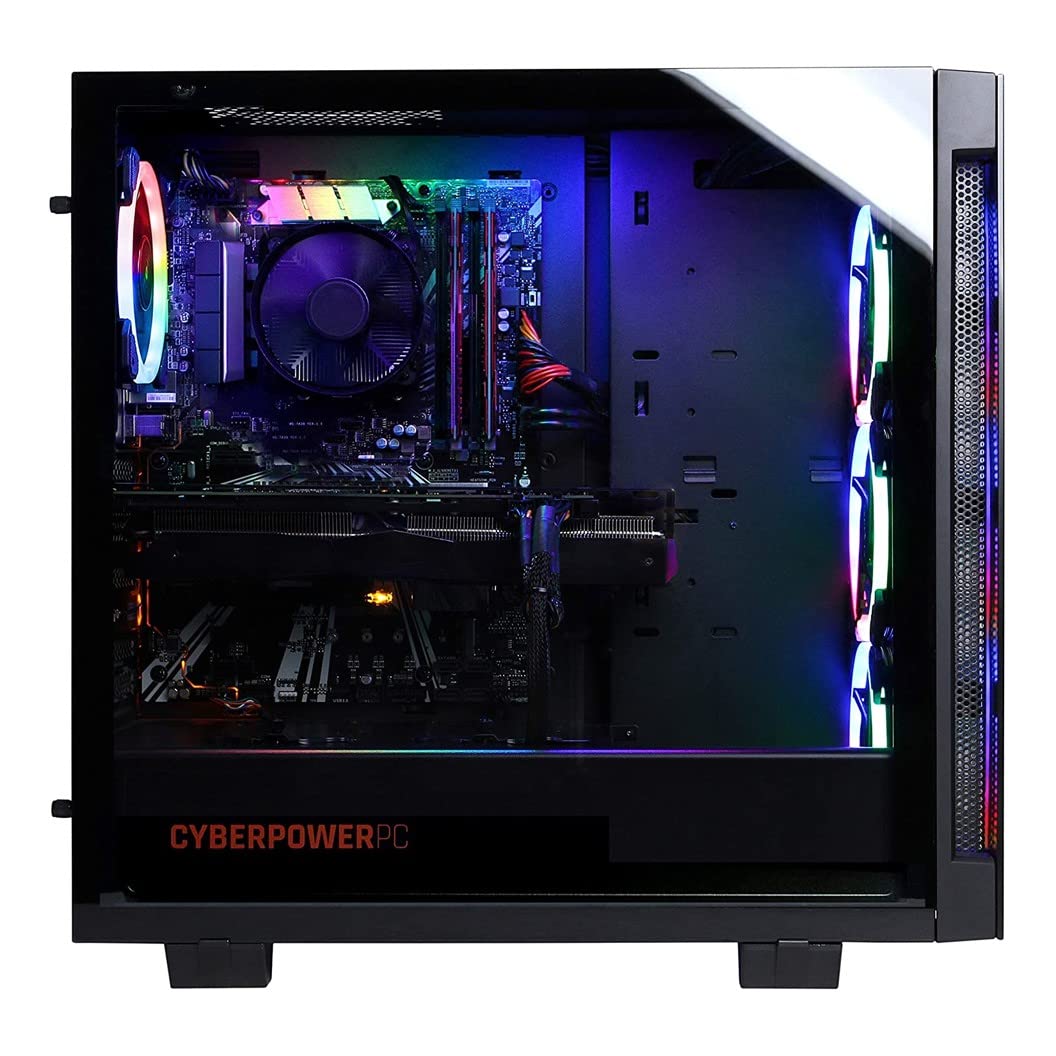CyberpowerPC Gamer Xtreme 3060 VR Ready Gaming Desktop,12th Gen Intel 8-Core i7-12700F,GeForce RTX 3060 12GB, 32GB RAM,1TB PCIe SSD+1TB HDD USB-C, HDMI, DP, RJ45, RGB Case, Peripherals, Win 11, Black