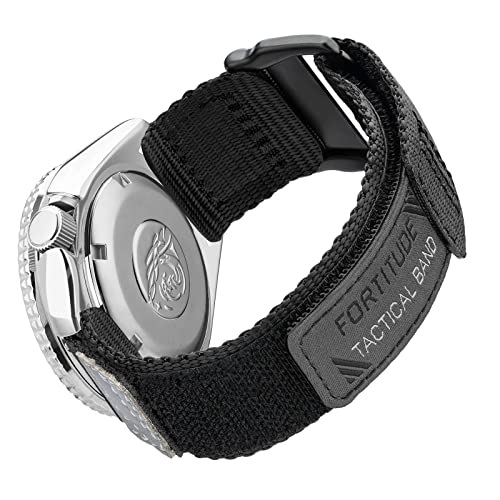 Ritche Nylon Sport 22MM Quick Release Watch Band for men women,Replacement Timex Watch bands Black