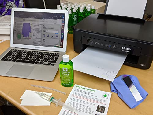 Printhead Hospital Printer Cleaning Kit for Epson Canon Brother and HP Printers - 500ml | Easy to use kit to Clear Printer nozzles
