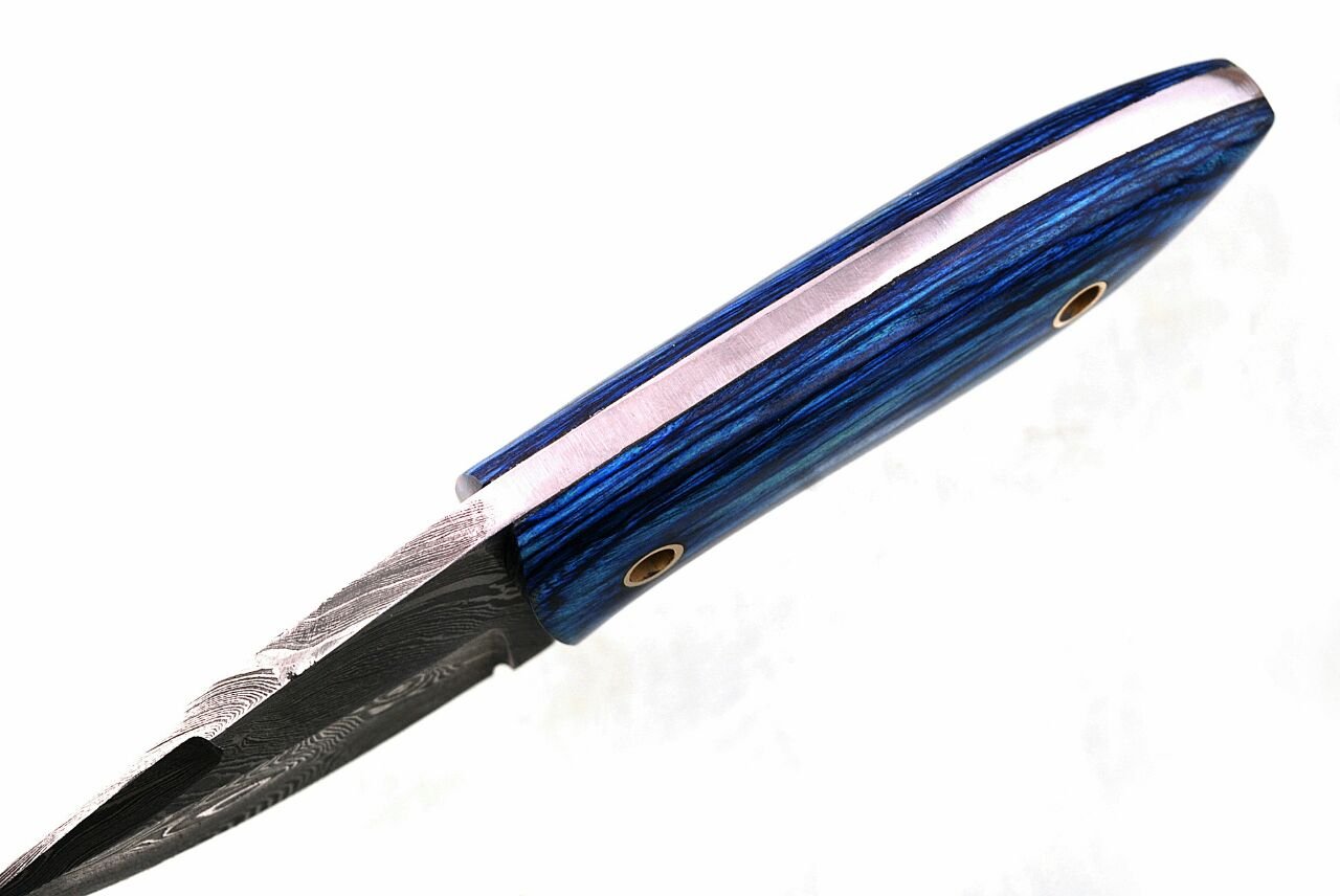 by Rare Custom Damascus Skinning Knife FullTang Hardwood Handle (IM-33)