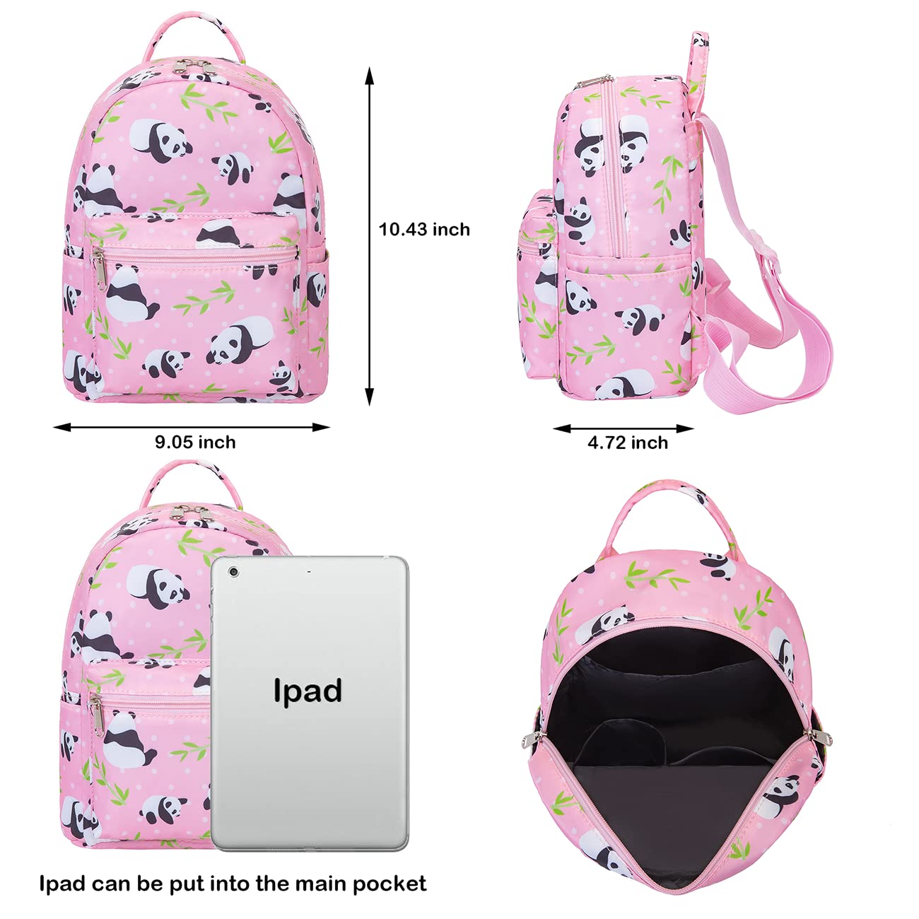 Cute mini pack bag backpack for grils children and adult (panda)