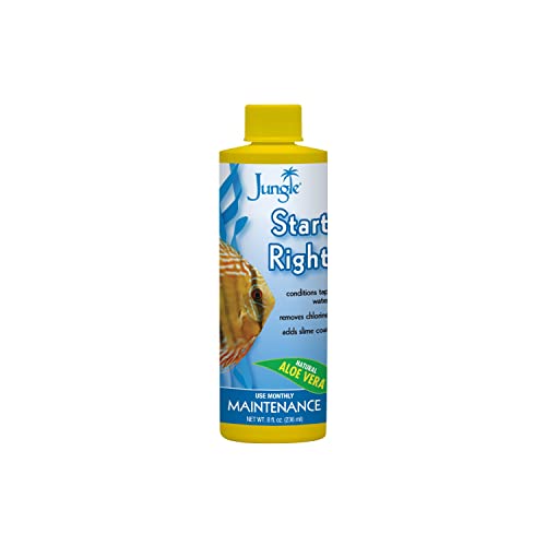 Jungle NL075W Start Right Complete Water Conditioner Liquid, 8-Ounce, 236-ml